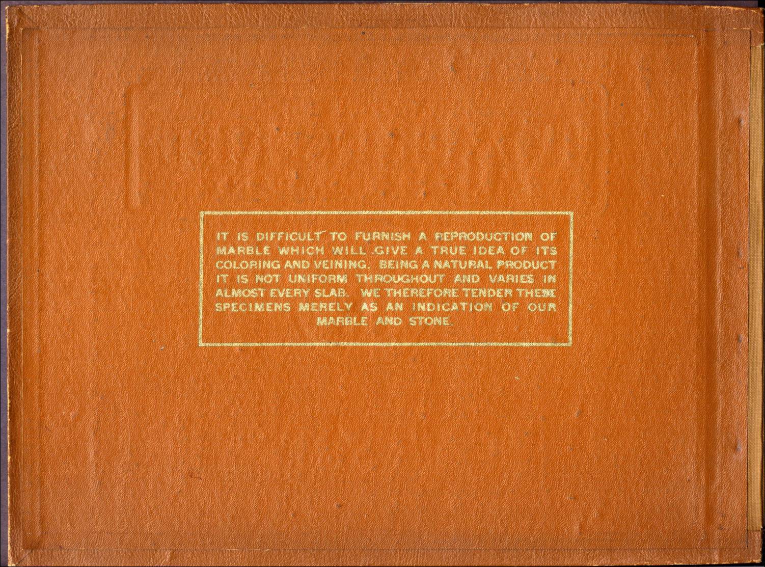 Products of Tompkins-Kiel Marble Company Stone Catalog