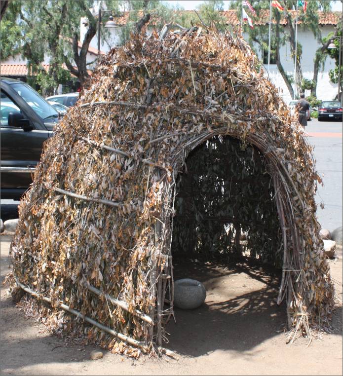 San Diego Mission - Local Indian Displays